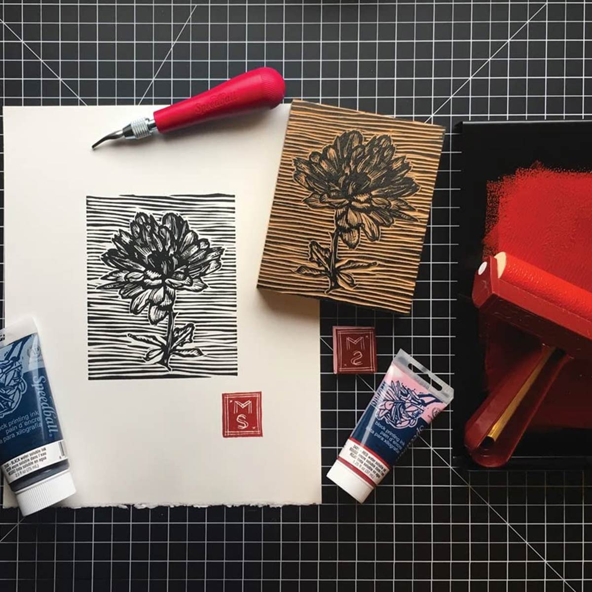 Block Printing Tools & Surfaces