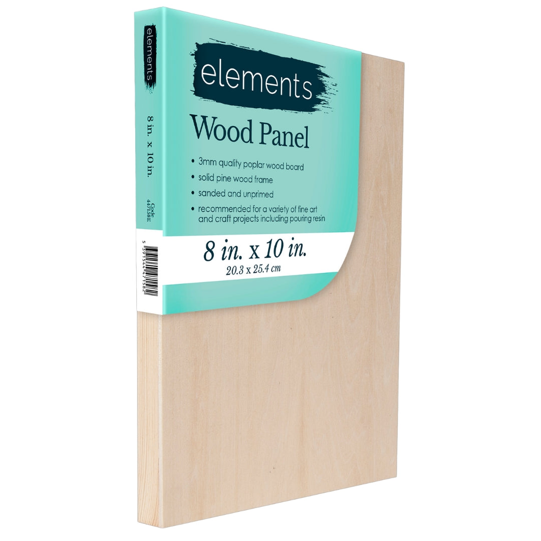 Elements Wooden Painting Panel Board - 8x10" - 20x25cm