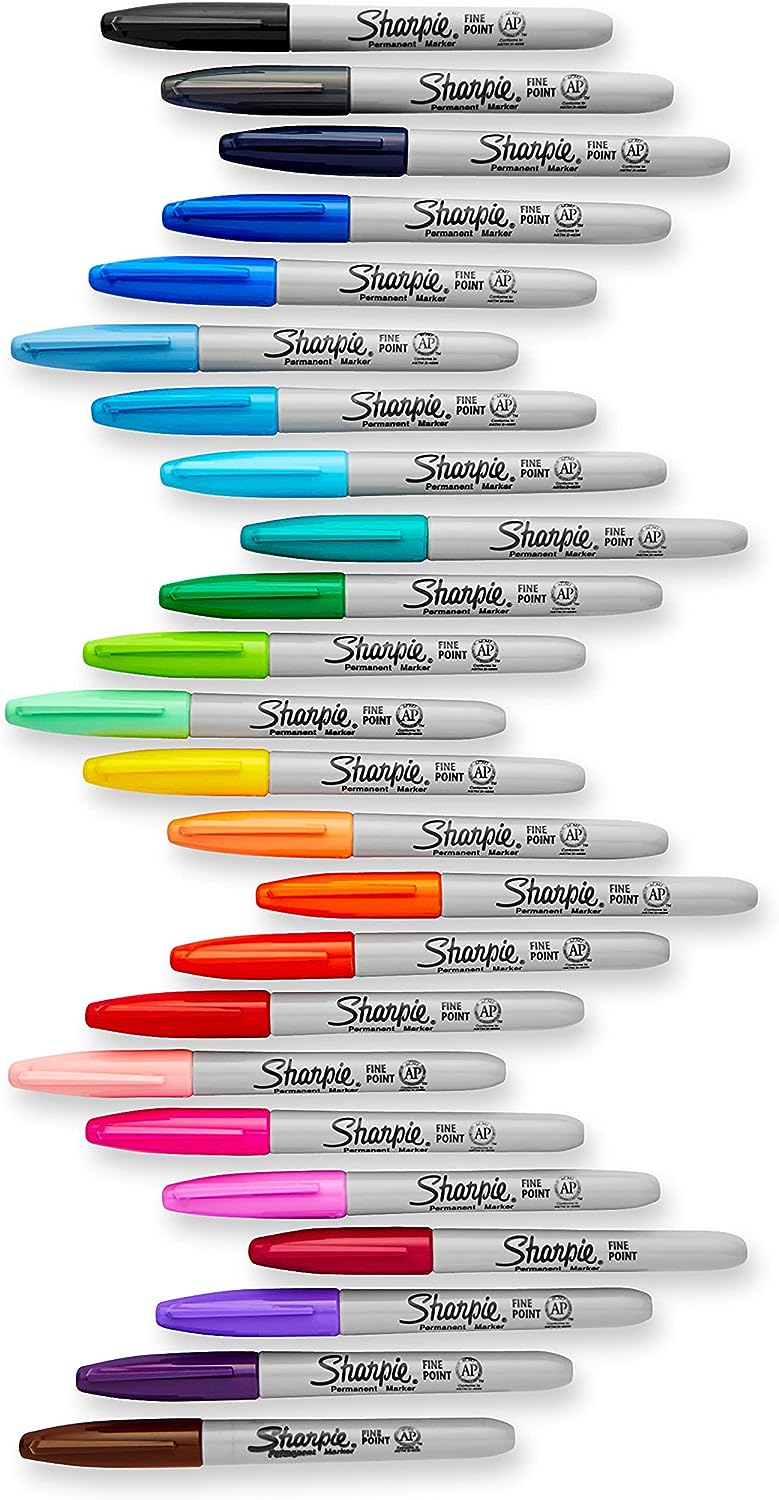 Sharpie - Permanent Marker - Electro Pop - 24 Pack - Fine